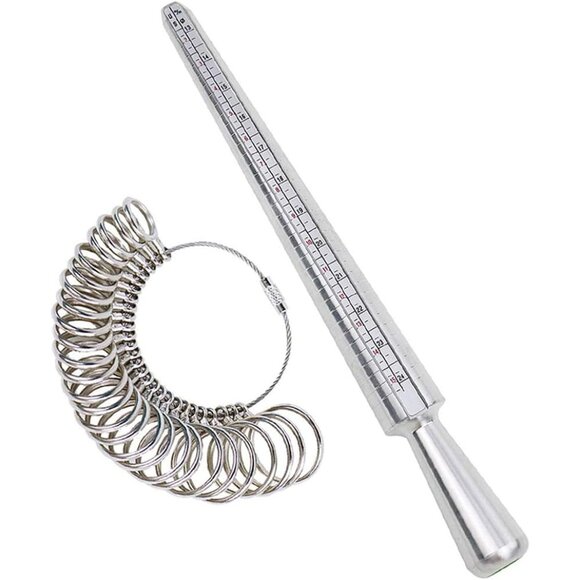 Other | Ring Sizer Measuring Tool Ring Mandrel Ring Measurer Ring ...